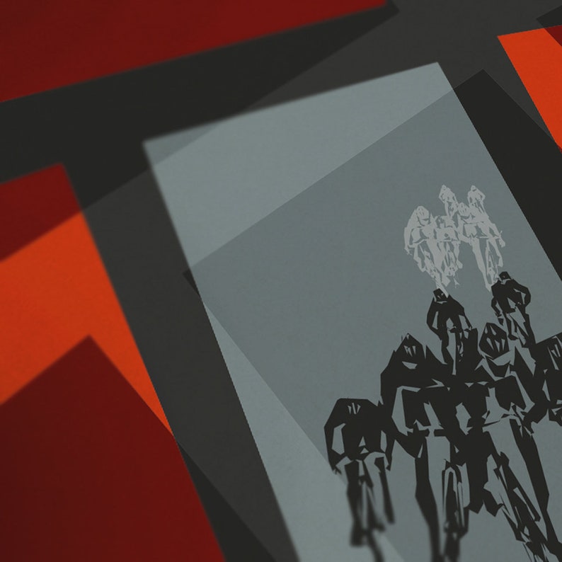 Paris-roubaix Cycling Posters the Monuments - Etsy UK