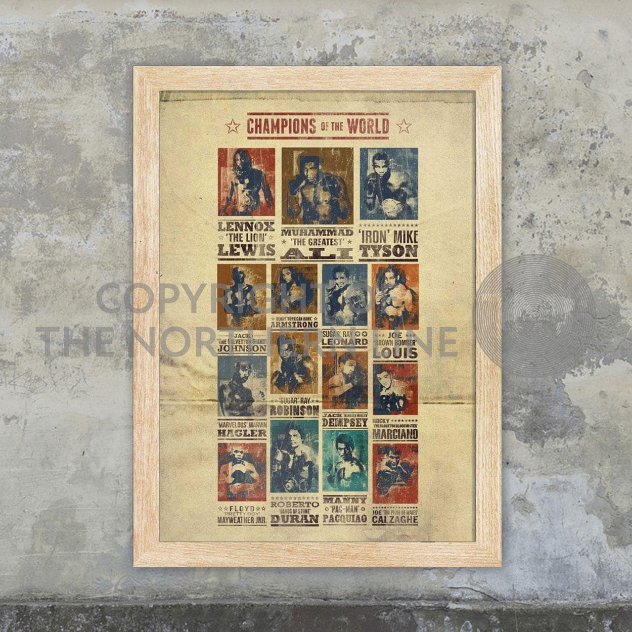 Champions of the World Boxing Poster - Etsy