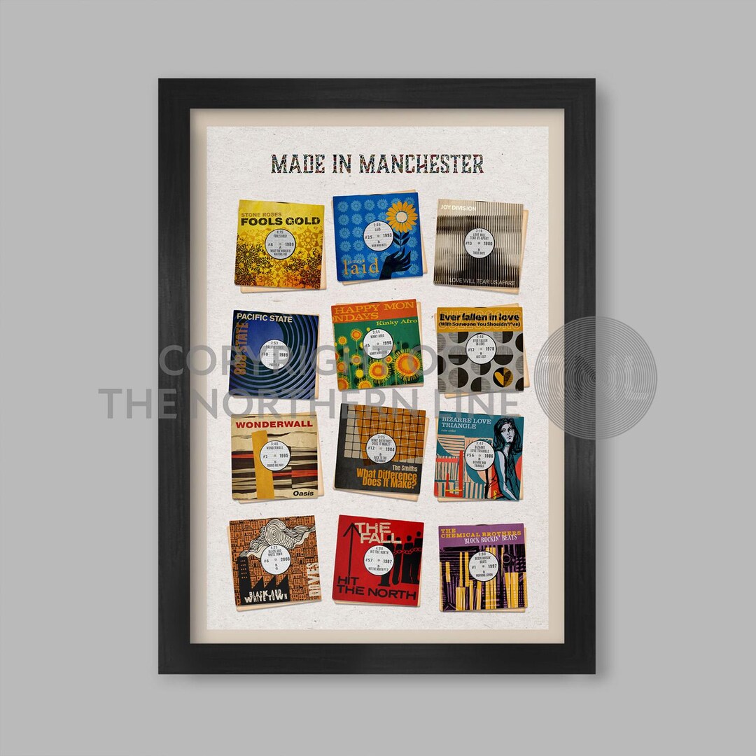 Made in Manchester - Music Poster Print - Etsy