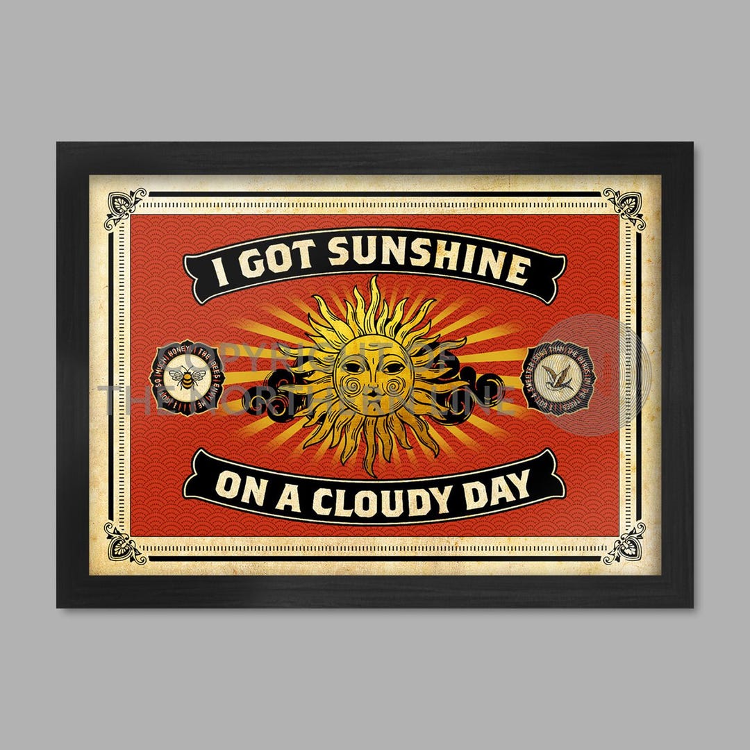 I Got Sunshine Music Poster Print - Etsy
