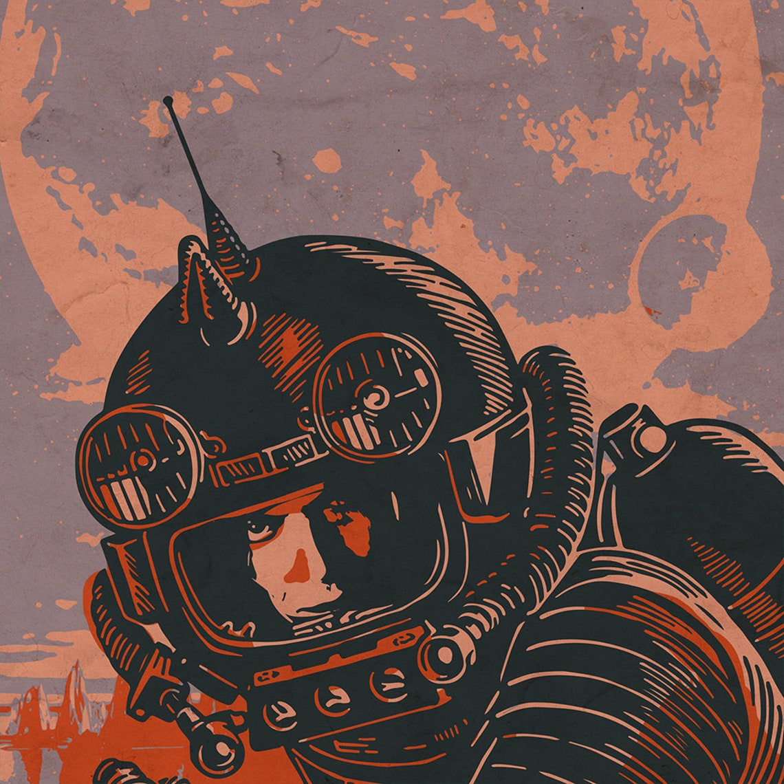 David Bowie - Space Oddity Poster Print - Etsy