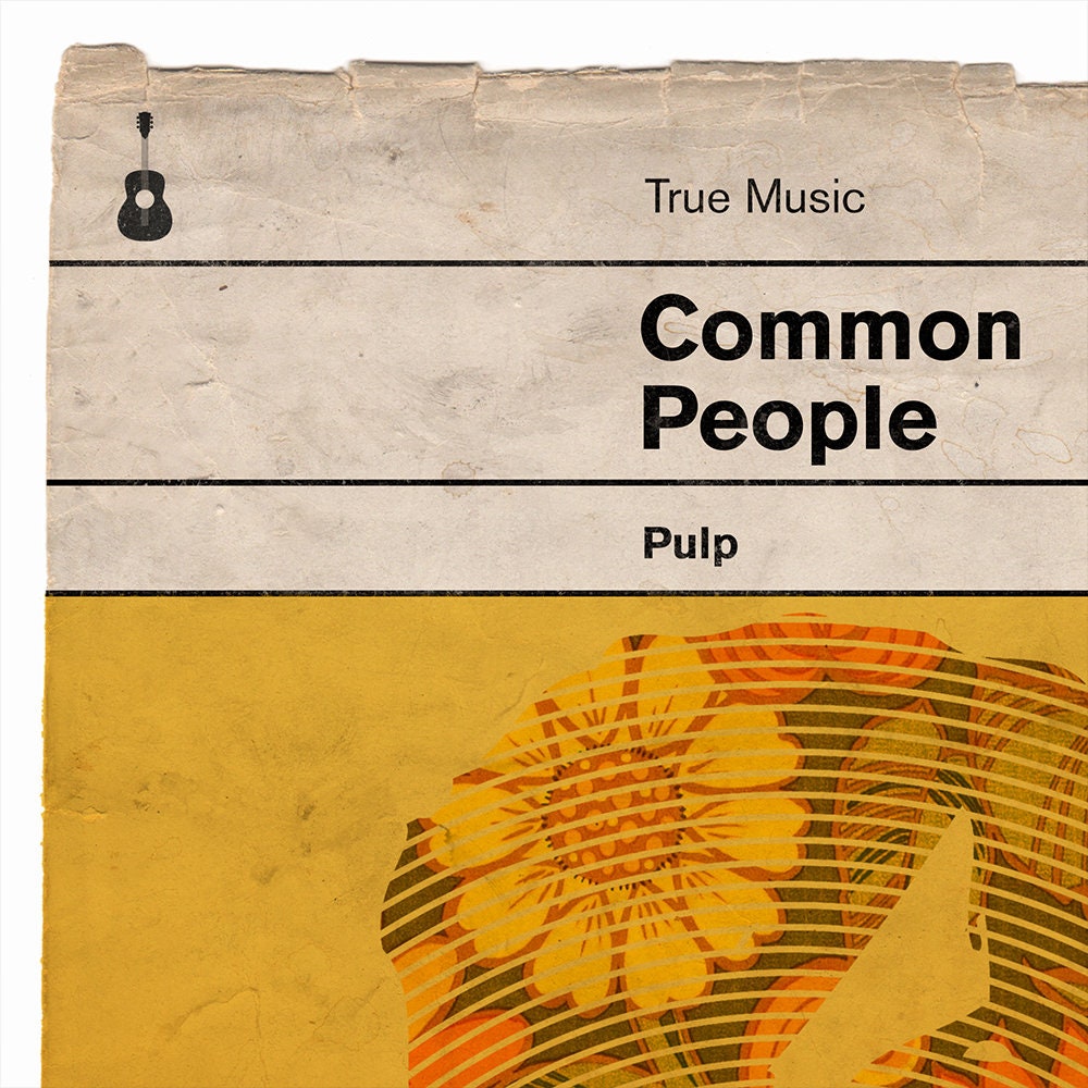 Pulp Common People Poster Print - Etsy UK