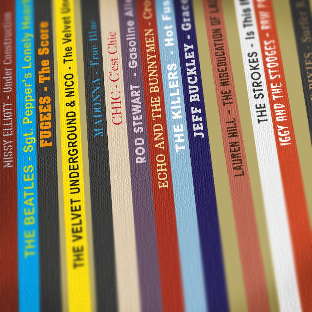 Record Collection - Music Poster Print - Etsy