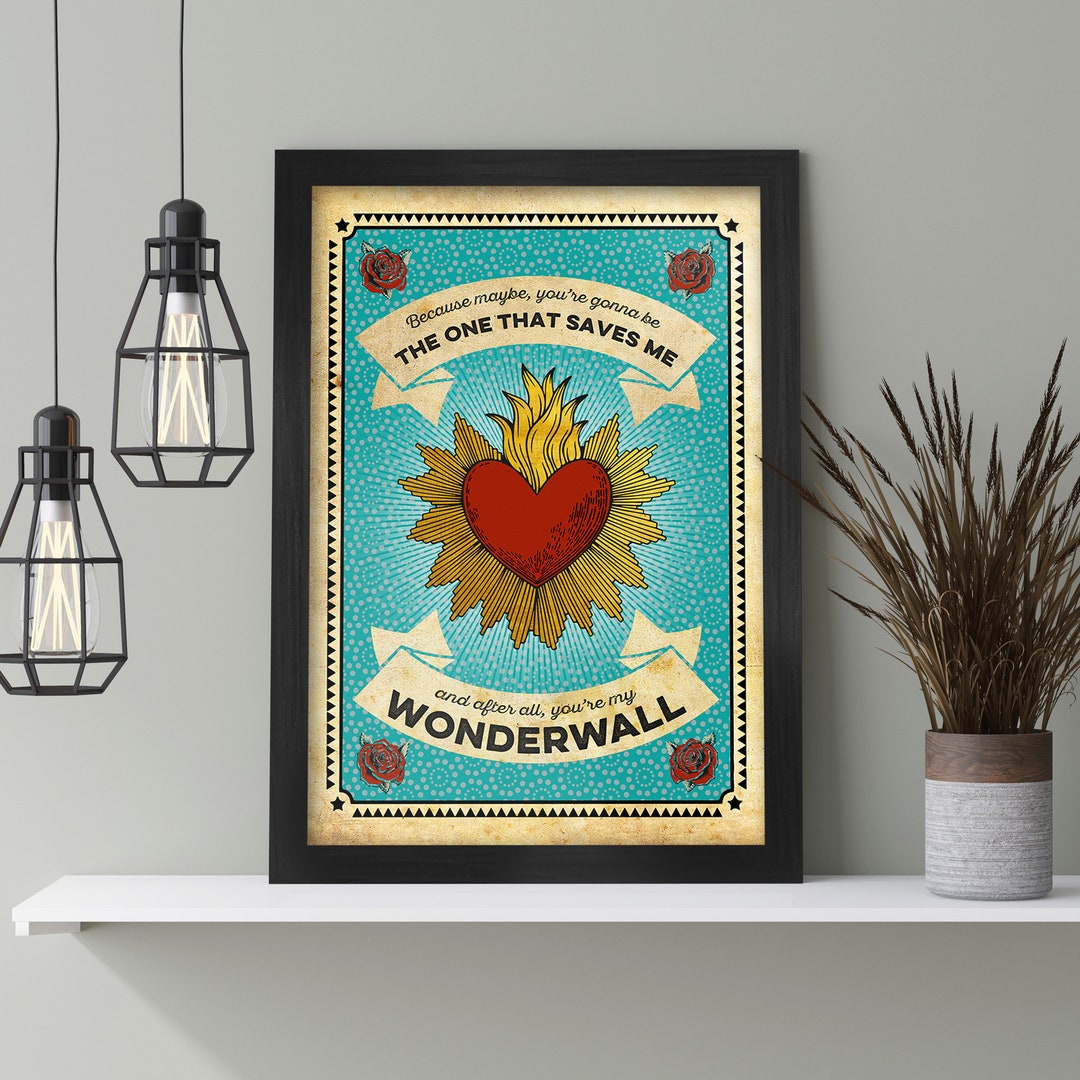 Wonderwall Music Poster Print - Etsy