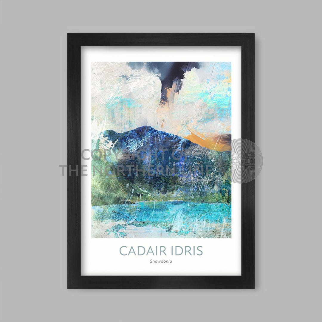 Cadair Idris - Welsh 3 Peaks Poster Print - Etsy