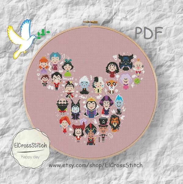 Cinderella 4 Cross Stitch Patterns - Etsy Canada