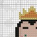 Mini Villains Cross Stitch Pattern, Villains Mini Pixel Cartoon Hero ...