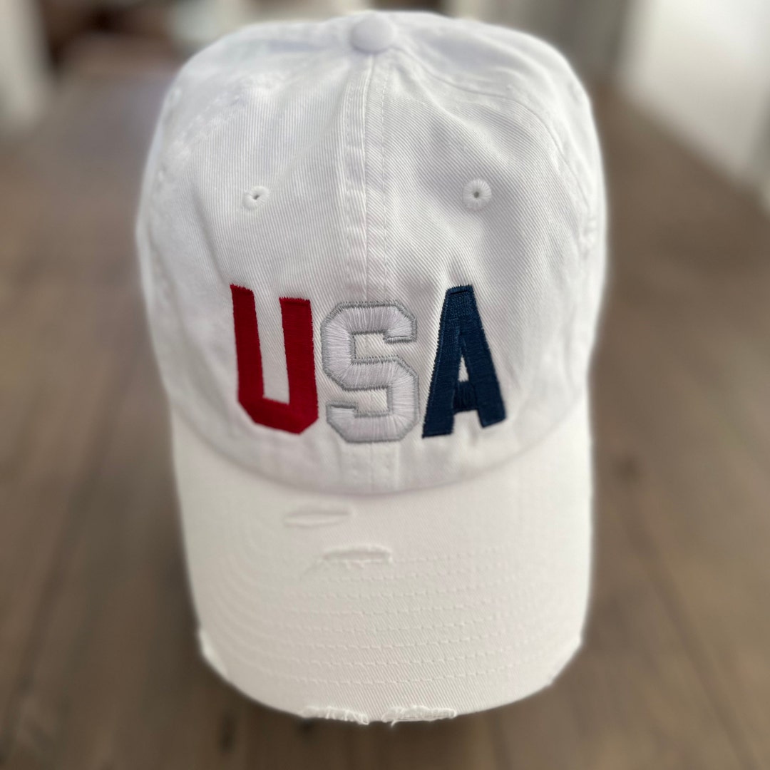 Embroidered USA Hat-4th of July Hat-paw Print Hat-july 4th Hat-party in ...