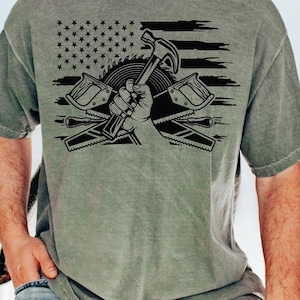 Carpenter T-shirts, Handyman Shirt, Handyman Dad, Contractor Tshirts ...