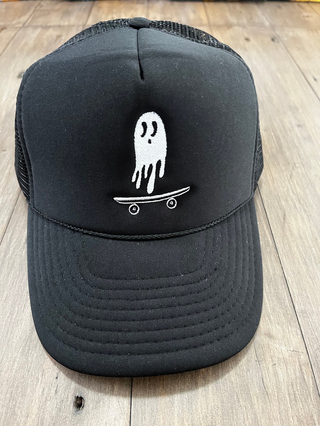 Creep It Real Halloween Hat-skater Ghost Hat, Embroidered Halloween Hat ...