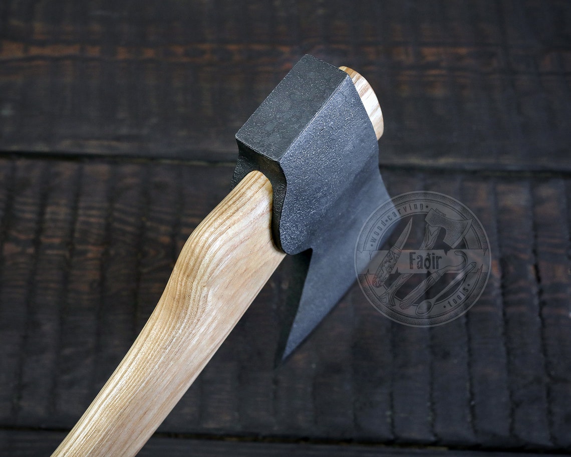 Felling Hand-Forged Axe from 52100 High Carbon Steel Felling | Etsy