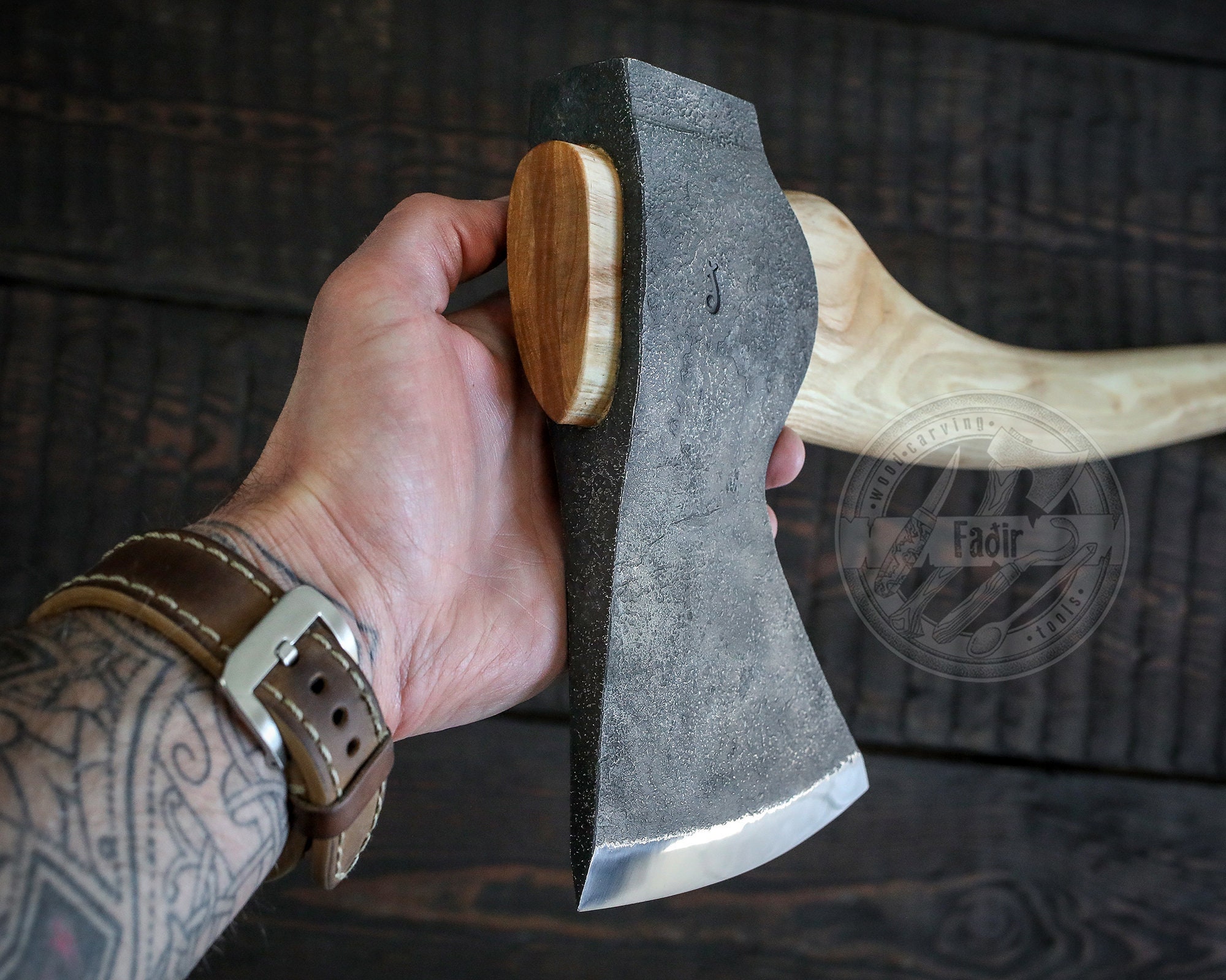 Felling Hand-Forged Axe from 52100 High Carbon Steel Felling | Etsy