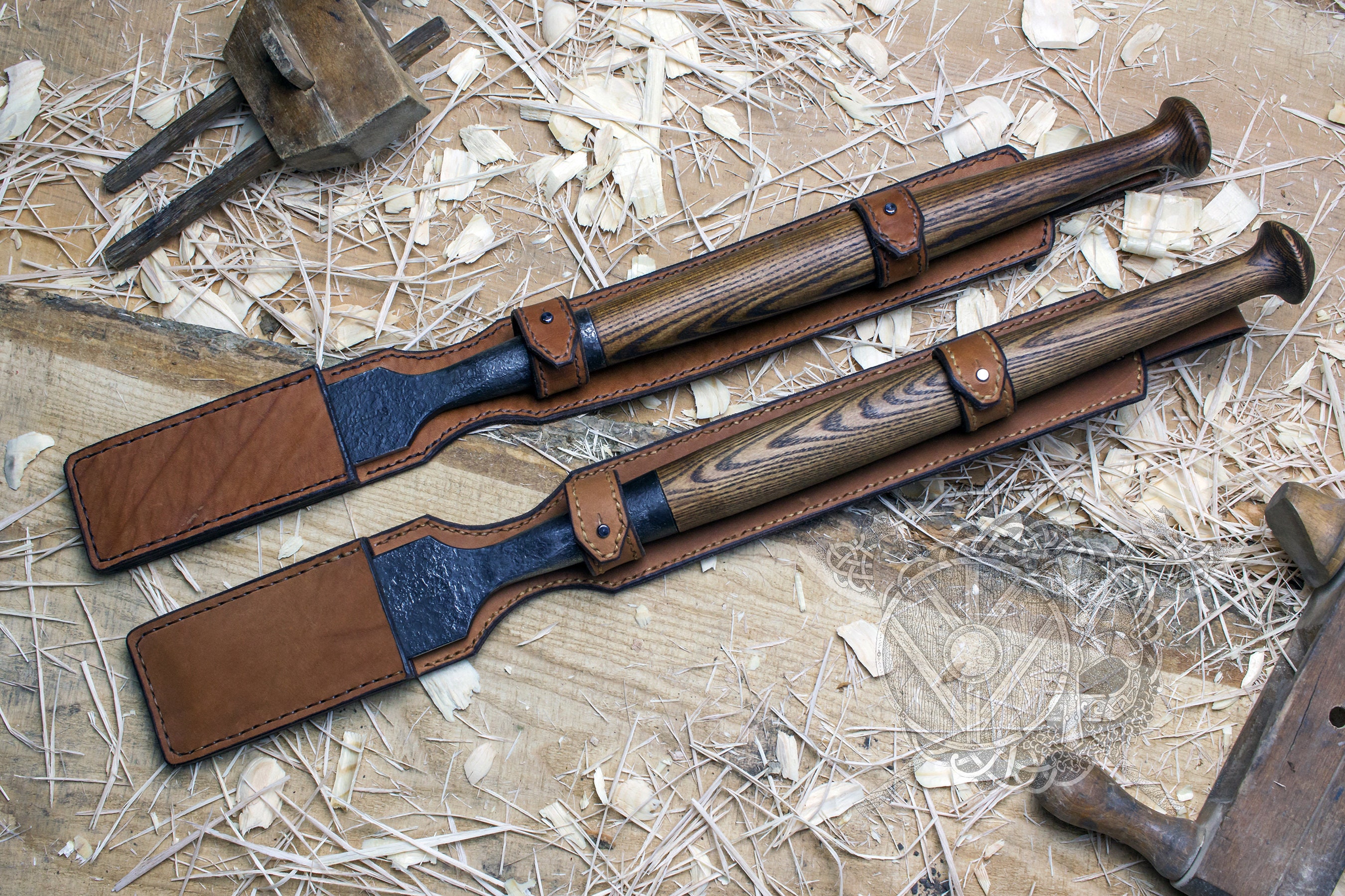 Set of Long Timber Framing Chisel Beveled Edges 15 and | Etsy