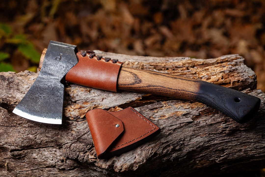 13" Small Camping Axe With Short Handle - Small Hatchet for Chopping ...
