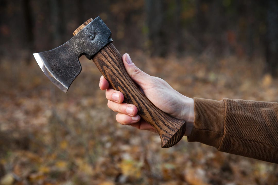 Forged Steel Mini Carving Axe: Socket Woodworking Tool - Etsy