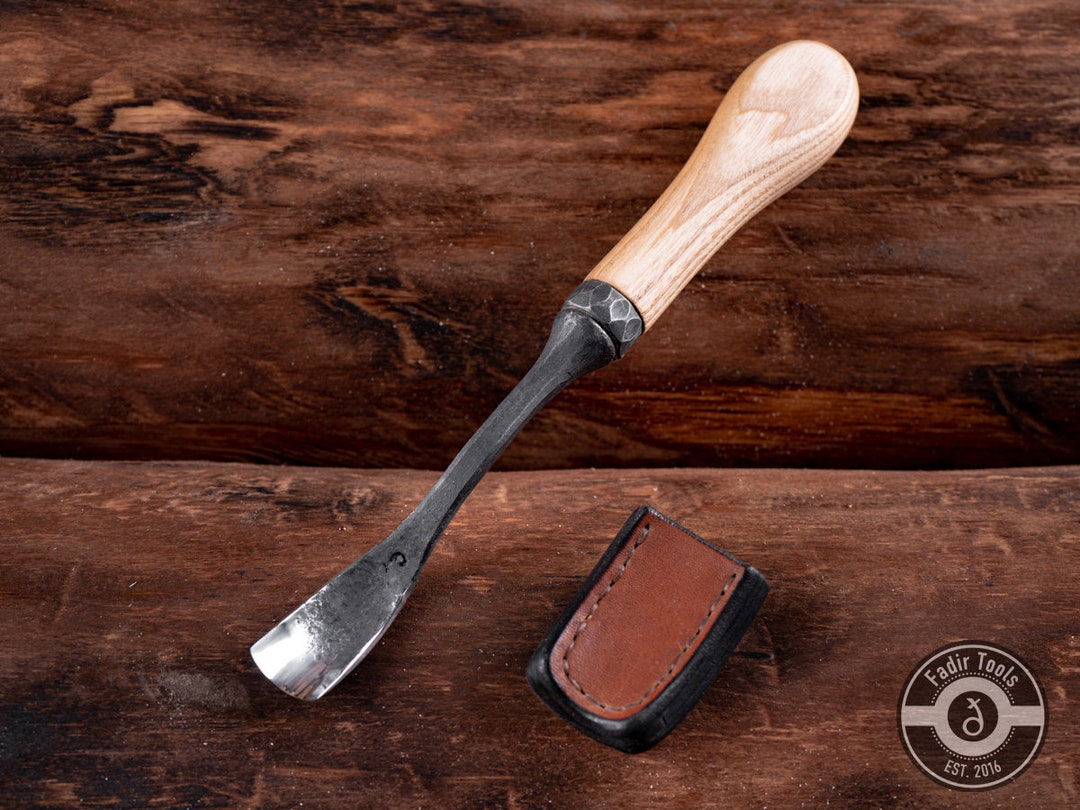 2 Cm Spoon Wood Carving Chisel Bent Hand Forged Carving Tool for Making ...