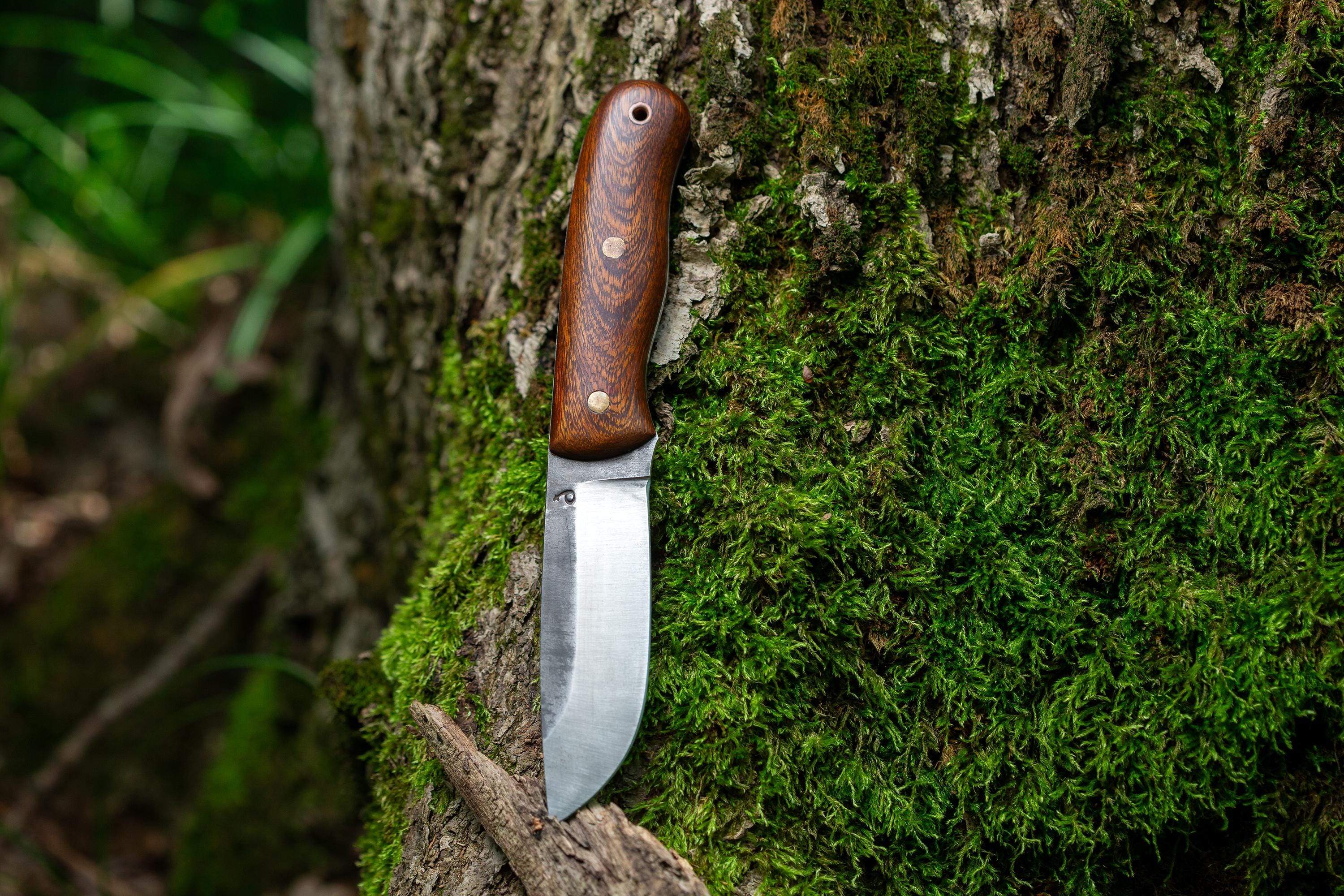 Bushcraft Knife #14 With Ironwood Handle, Big Knife - Etsy
