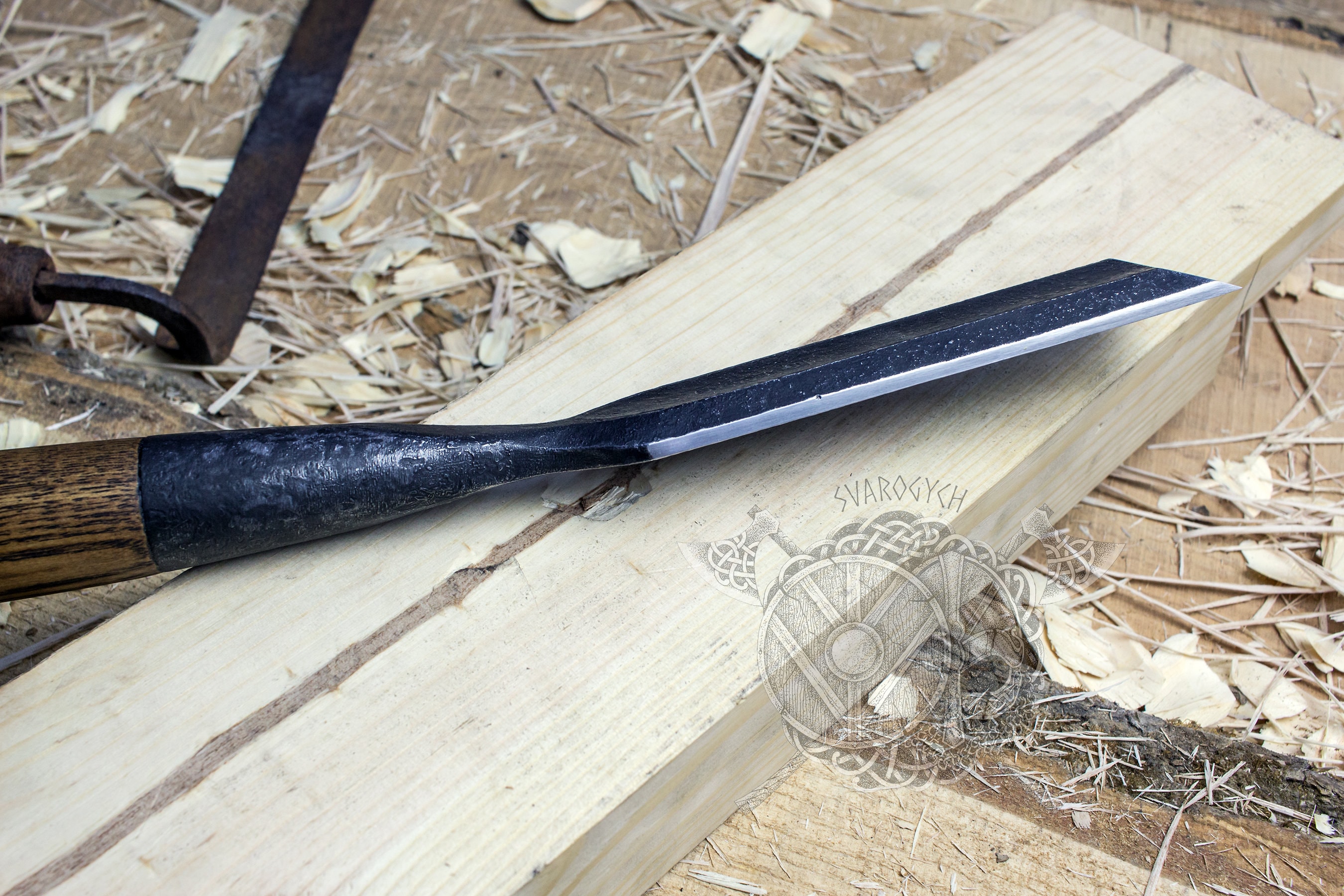 Long 1.5 Timber Framing Chisel Beveled Edges with | Etsy