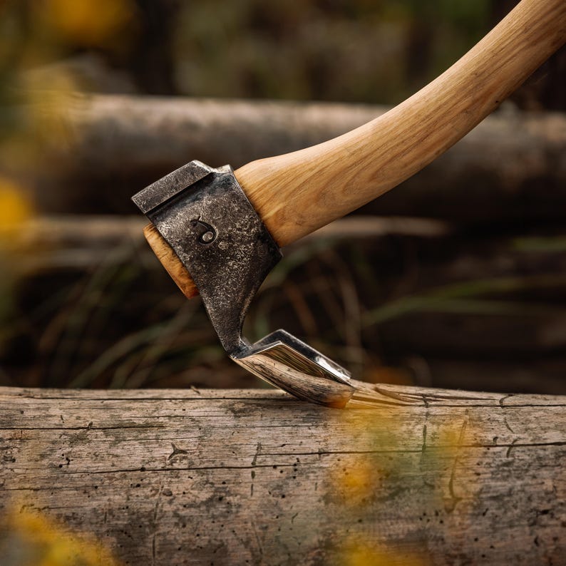 Hand-forged Finnish Adze: Woodworking Carpentry Tool - Etsy