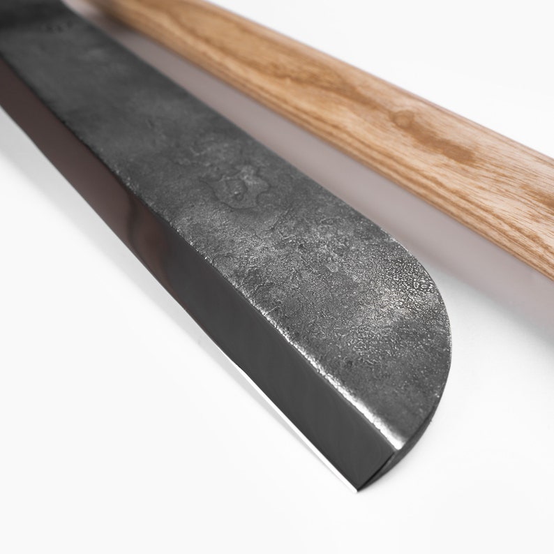 Hand-forged Splitting Froe: Ash Handle, Leather Case - Etsy