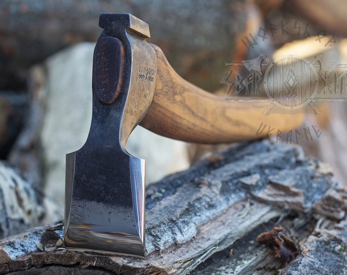 Hand-forged Straight Finnish Adze, Forged Straight Adze, Carpentry Adze ...