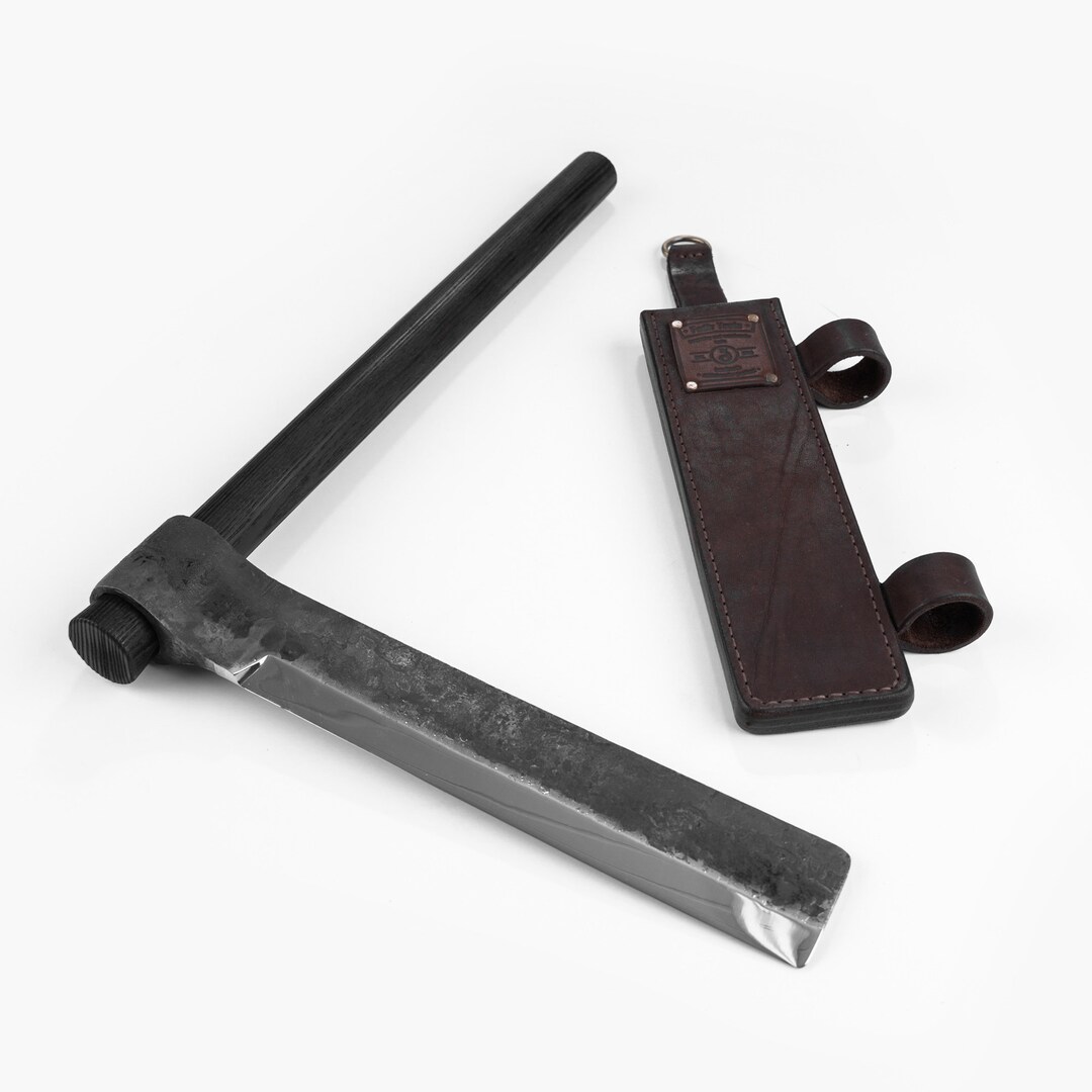 Splitting Froe With Black Handle, Medium Size, Logs Splitting, Hand ...