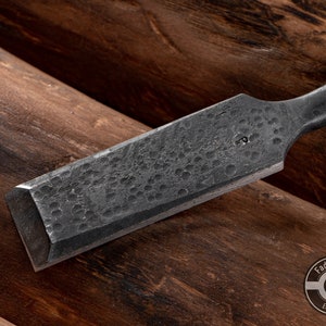 Long 1.5 Timber Framing Chisel Beveled Edges With - Etsy