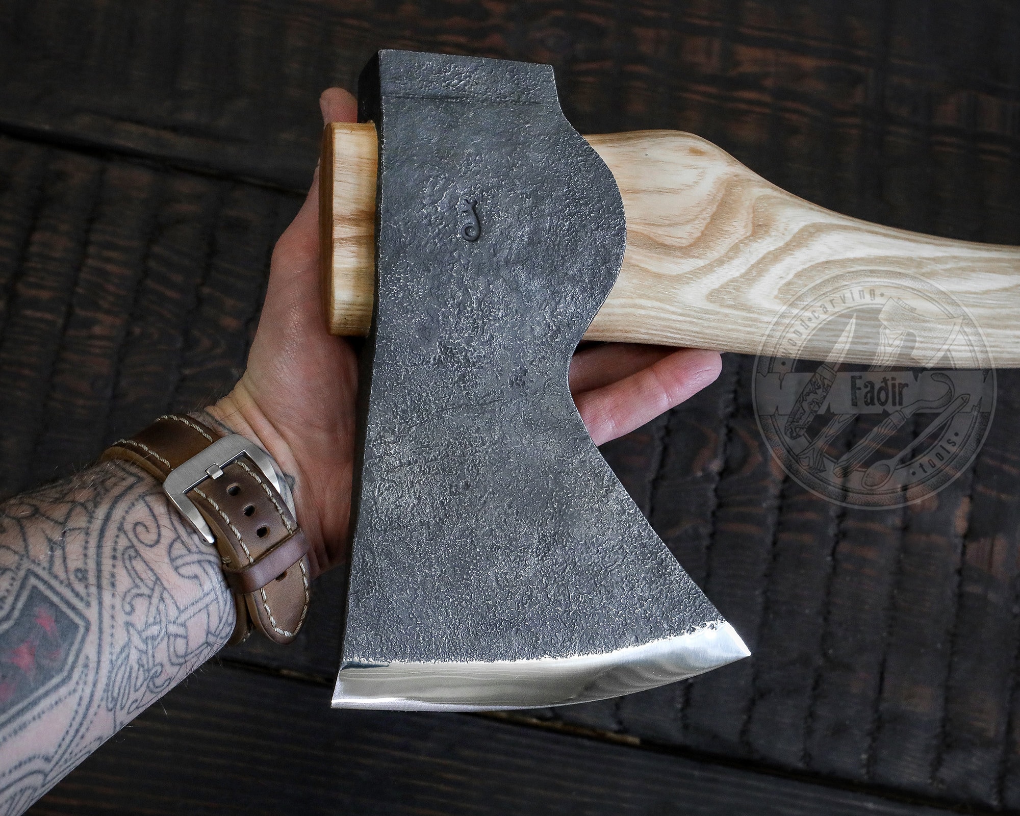 Felling Hand-Forged Axe from 52100 High Carbon Steel Felling | Etsy