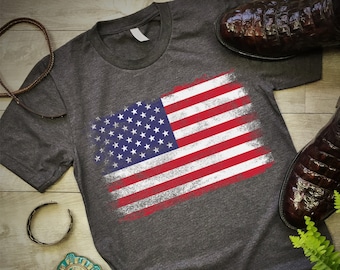 American flag shirt | Etsy