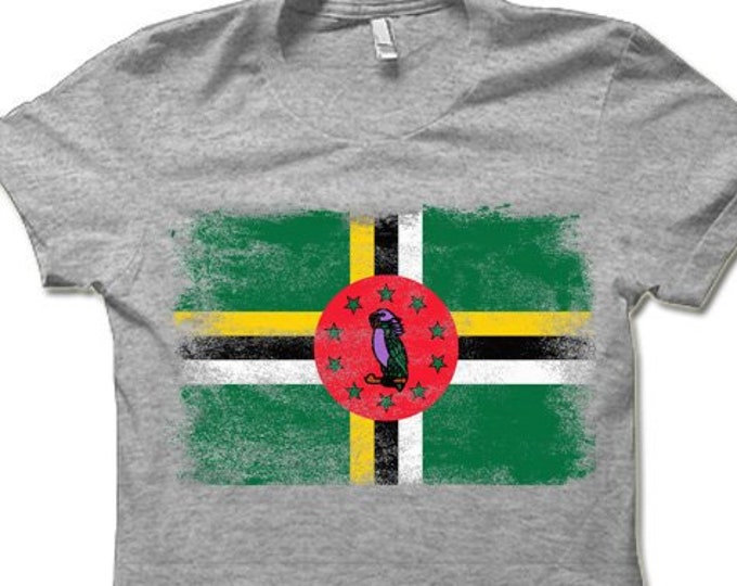 Dominica Clothes Dominica Themed Clothing Dominica Flag Shirt Gift for ...
