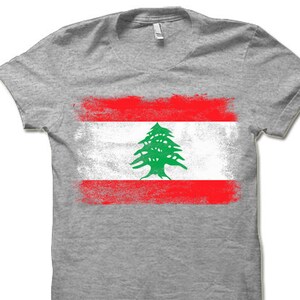 Lebanon Flag Shirt, Lebanese Flag T-shirt, Lebanese Pride Gift, Patriotic Lebanon Shirt, Lebanon ...