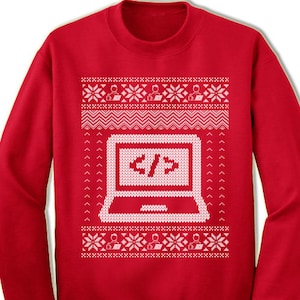 Coder Programmer Software Engineer Christmas Sweater. Coder - Etsy