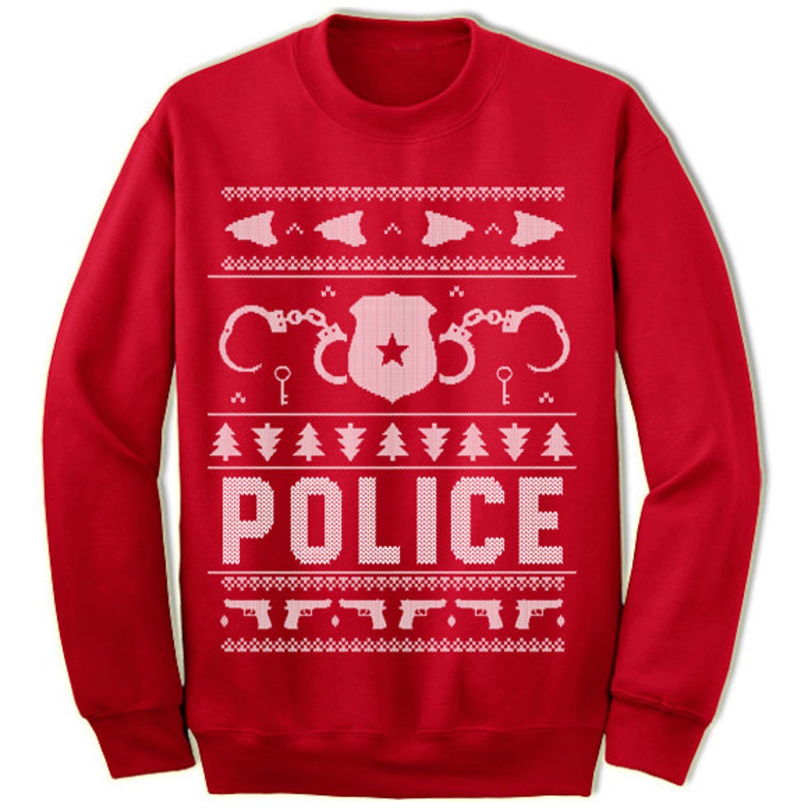 Police Officer Gifts | Police Christmas Sweater Sweatshirt | Police ...