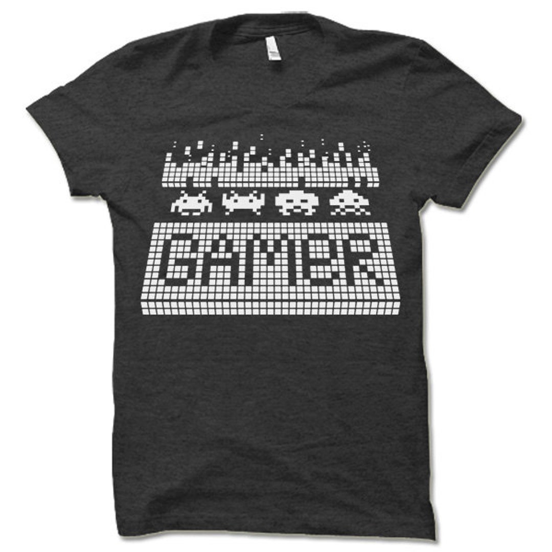 Video Game Gamer T Shirt Nerd Shirt. Cool Nerd Gifts. Vintage Style ...