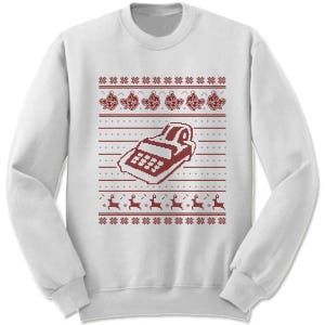 Accountant Christmas Sweatshirt Sweater. Fun CPA Gift. Certified Public ...