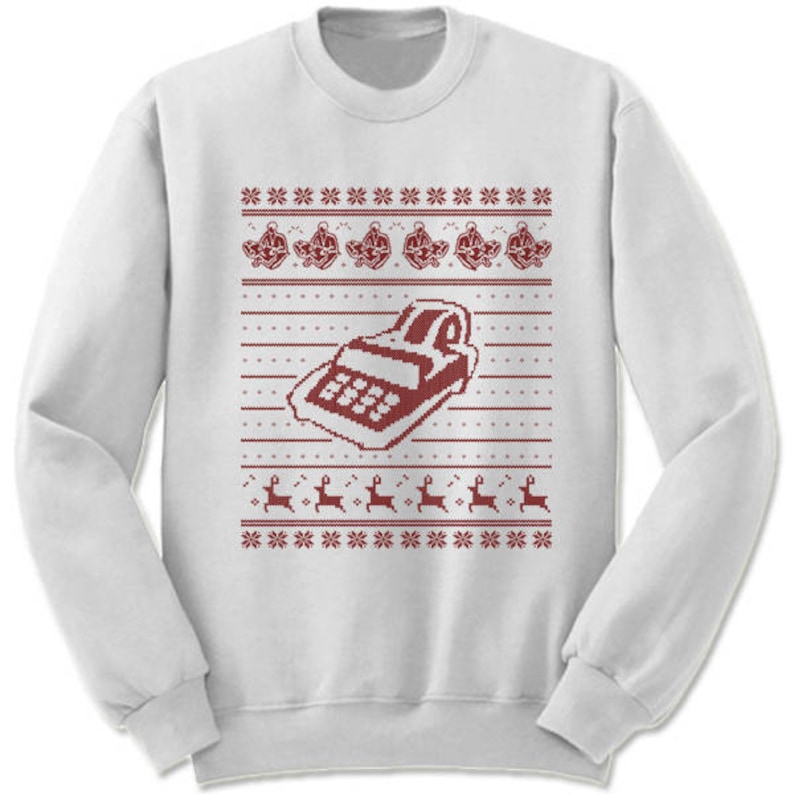 Accountant Christmas Sweatshirt Sweater. Fun CPA Gift. Certified Public ...