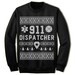 911 Dispatcher Christmas Sweatshirt, First Responder Ugly Holiday ...