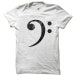 Retro Bass Clef T Shirt, Musician Shirt, Bass Clef Shirts, Music Lover ...