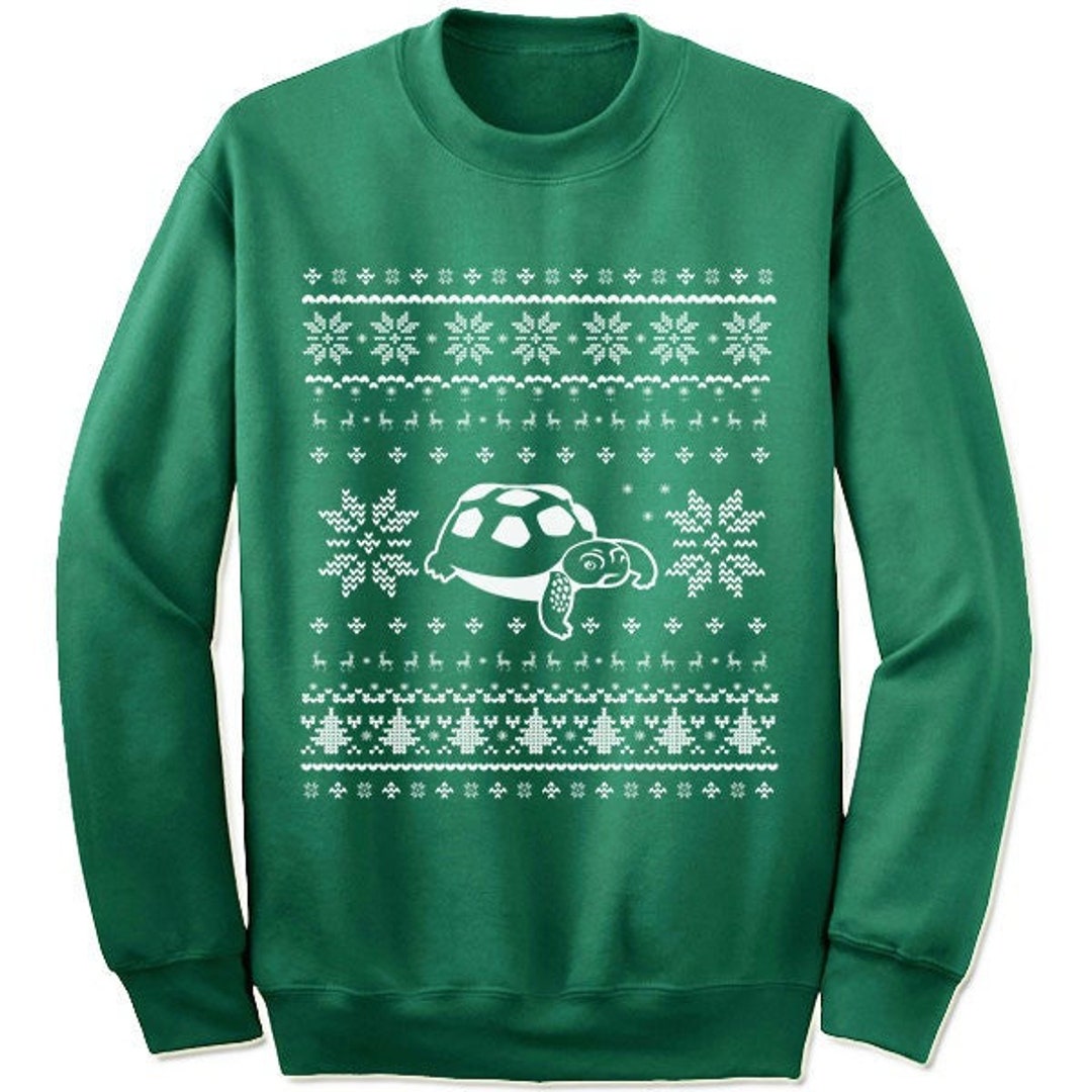 African Sulcata Tortoise Christmas Sweater Sweatshirt. African Spurred ...