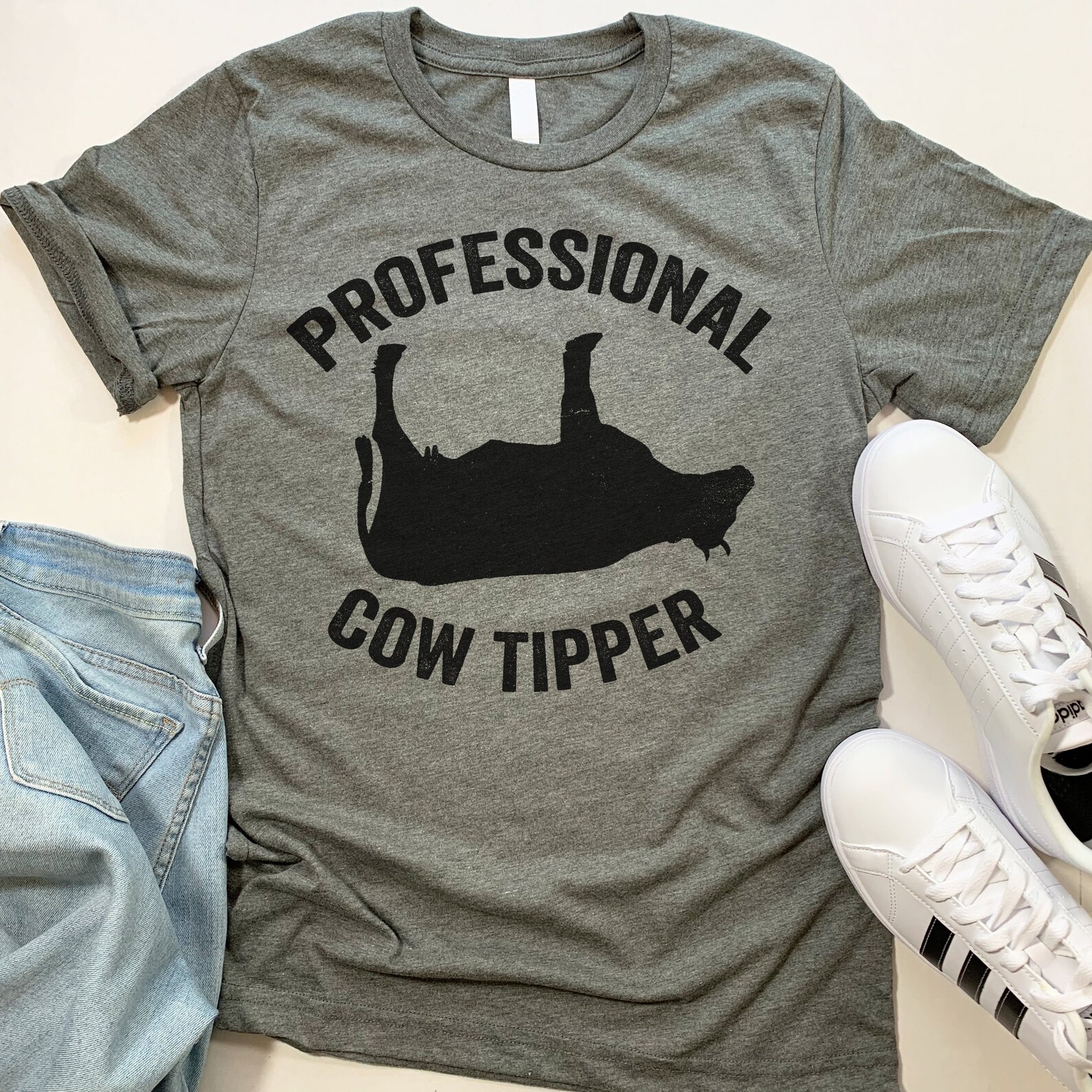 Professional Cow Tipper T Shirt. Funny Country Boy Girl Farmer Shirt ...