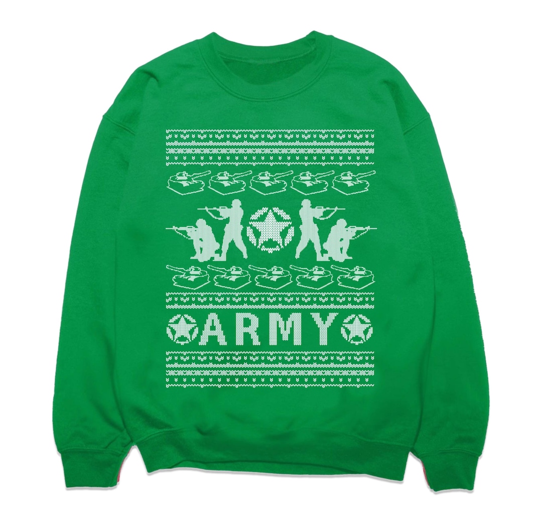 Military Christmas Gifts, Army Christmas Sweater, Army Sweatshirt for ...