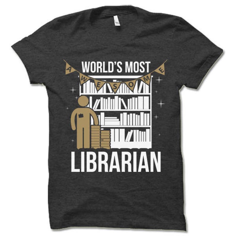 Awesome Librarian Shirt. Librarian Gifts. Librarian T-shirts. | Etsy