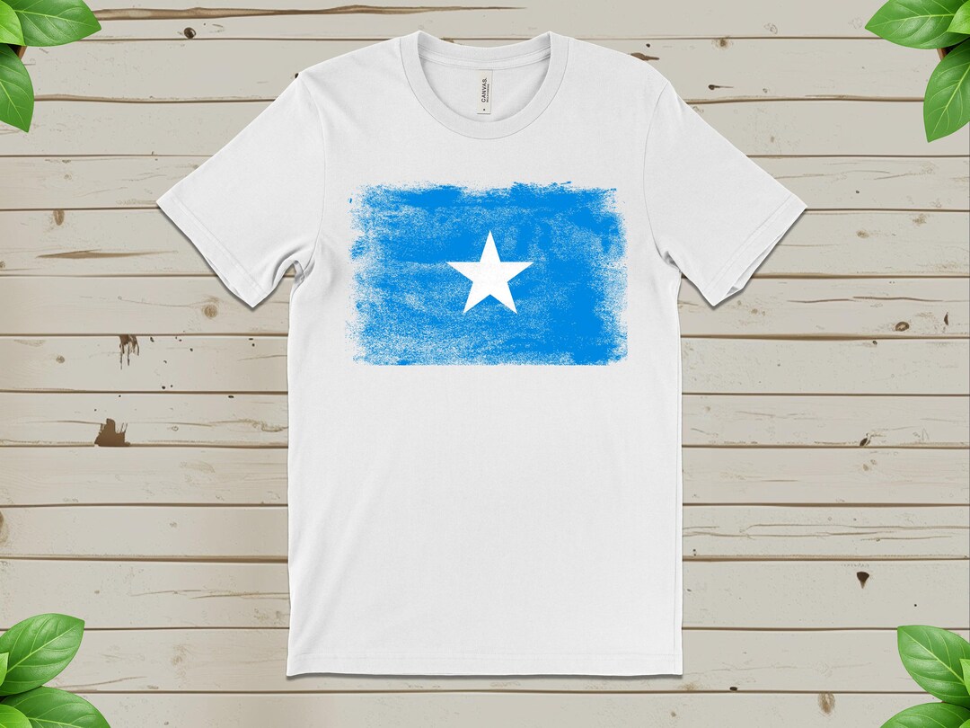 Somalia Flag T-shirt, Distressed Somali Pride Shirt, Unisex National ...
