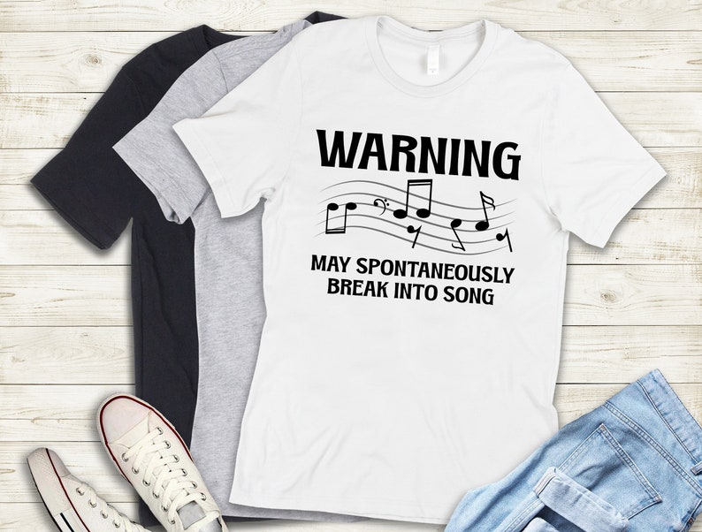 Music Lover Gift Singer Shirt Vocalist Gift Karaoke Singing Shirt Music ...