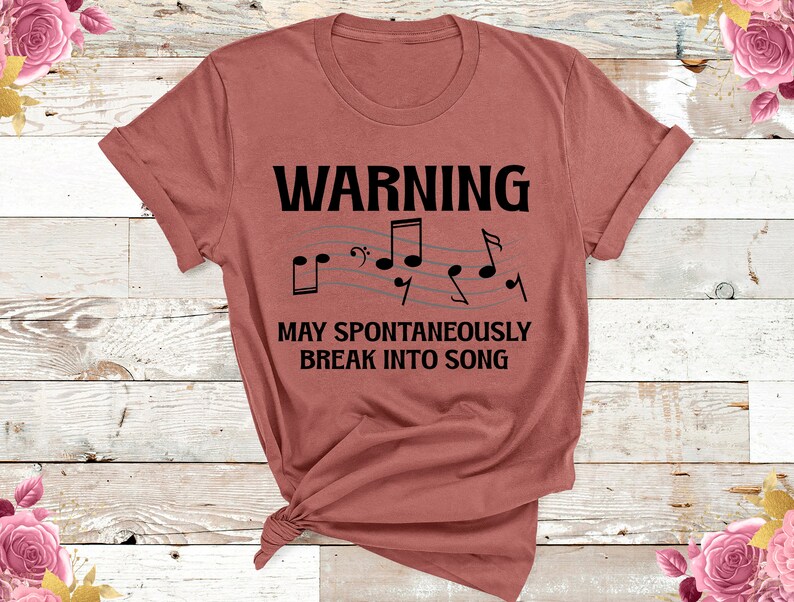 Music Lover Gift Singer Shirt Vocalist Gift Karaoke Singing Shirt Music ...