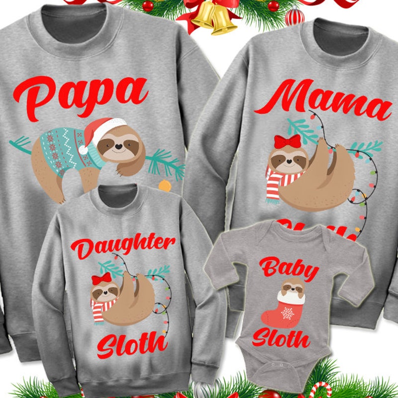 Sloth Christmas - Etsy