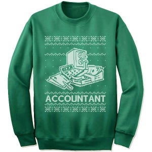 Accountant Christmas Sweater. Accountant Sweatshirt for Men - Etsy