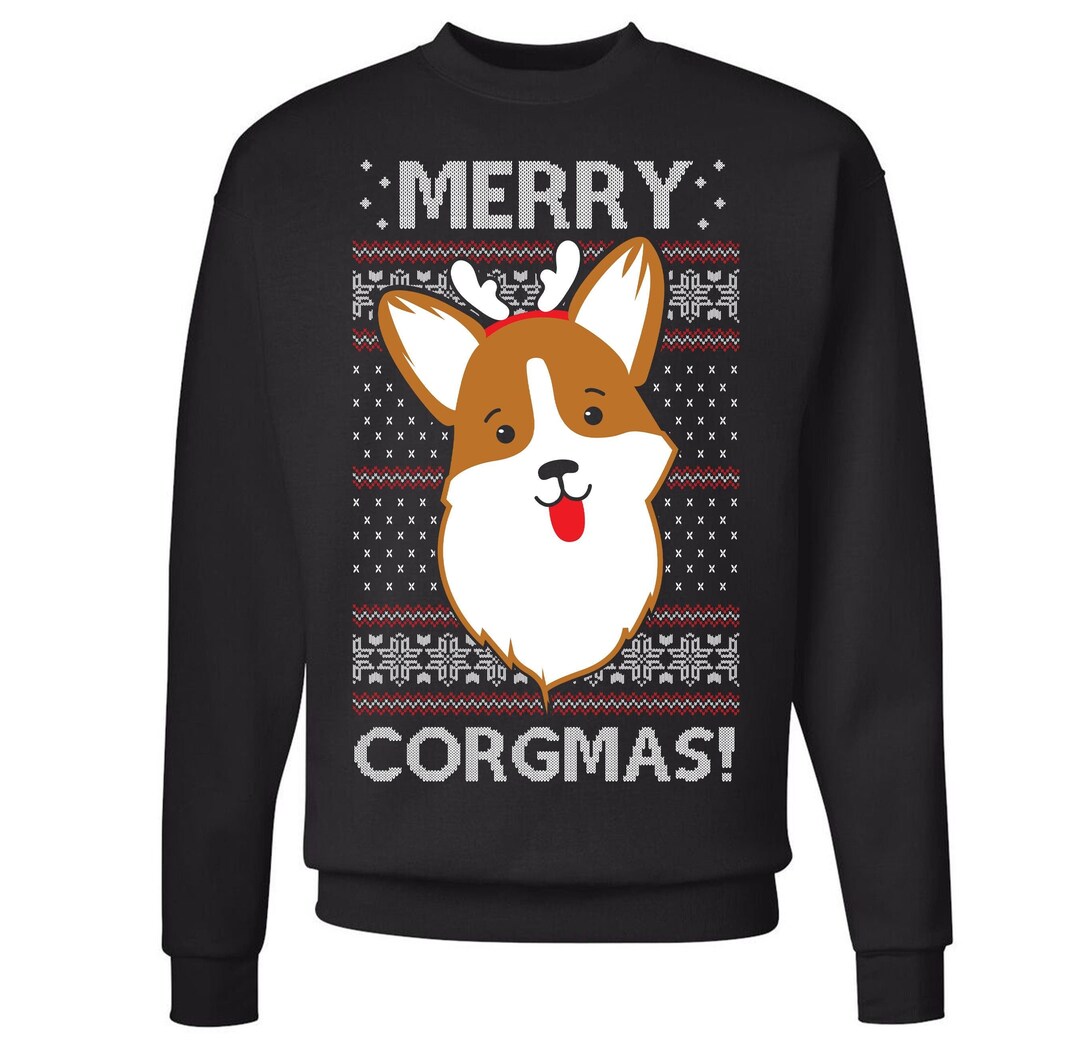 Corgi Christmas Sweatshirt, Corgi Owner Christmas Gift, Corgi Dog Lover ...