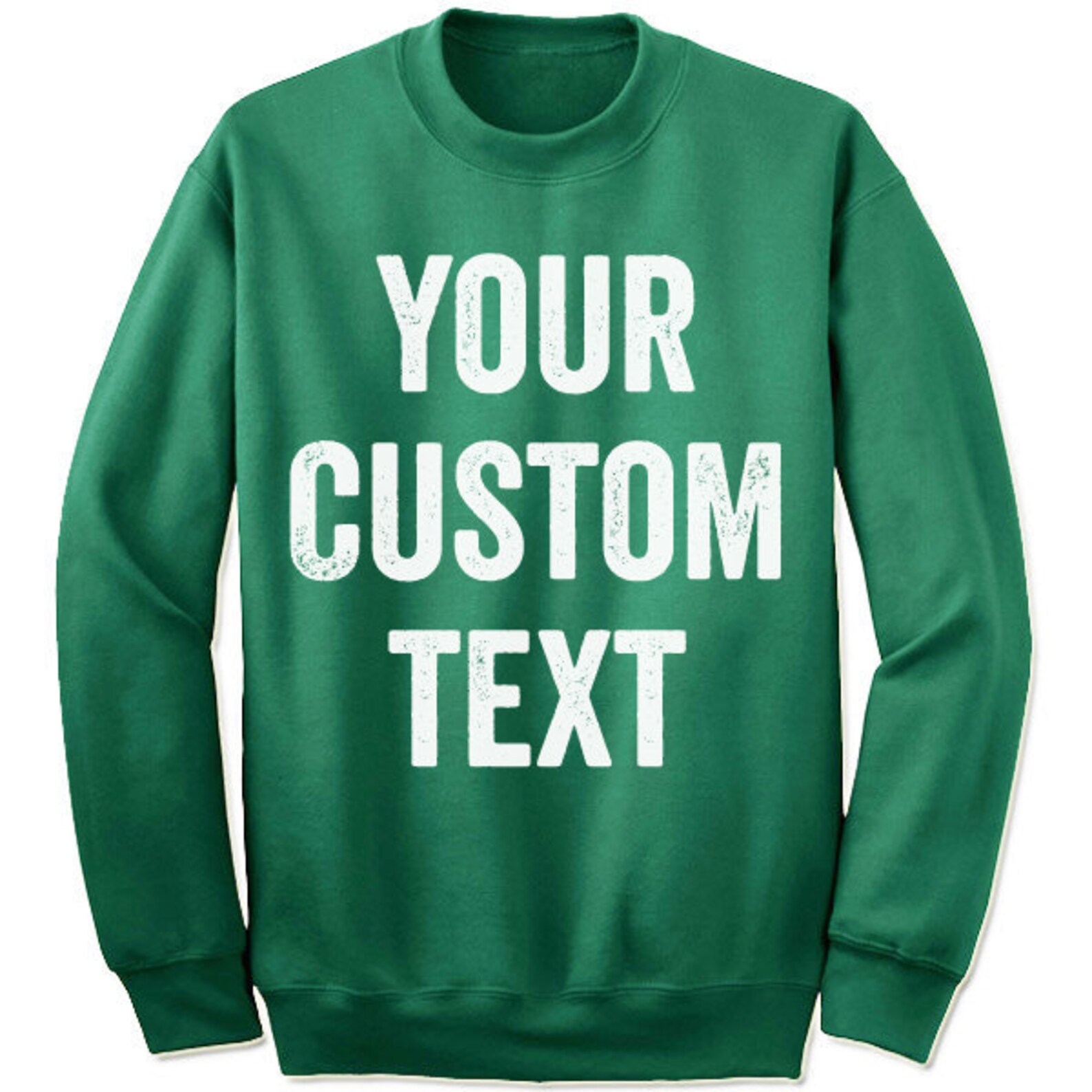 Custom Text Sweatshirt. Personalized Custom Name Sweater - Etsy