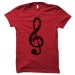 Retro Treble Clef T Shirt | Musician Tshirt | G-clef Shirts | High ...
